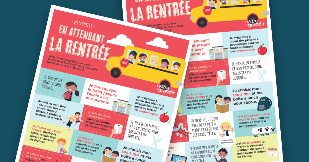 Faciliter l'entrée à la maternelle de son enfant en un coup d'oeil