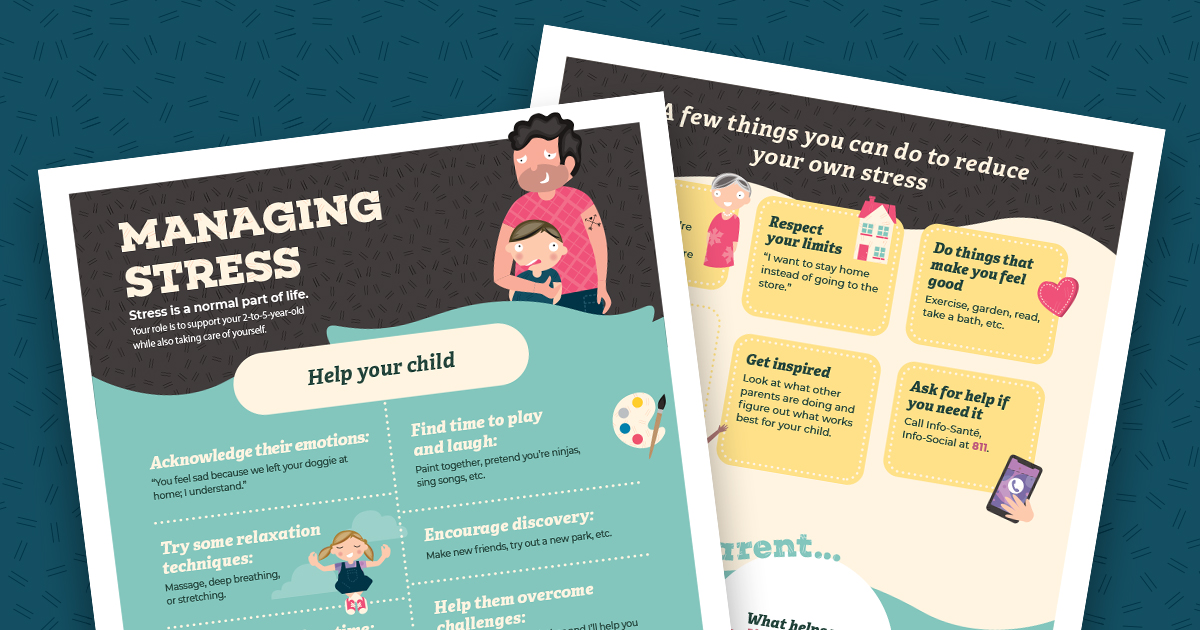 Managing stress: Your role as a parent